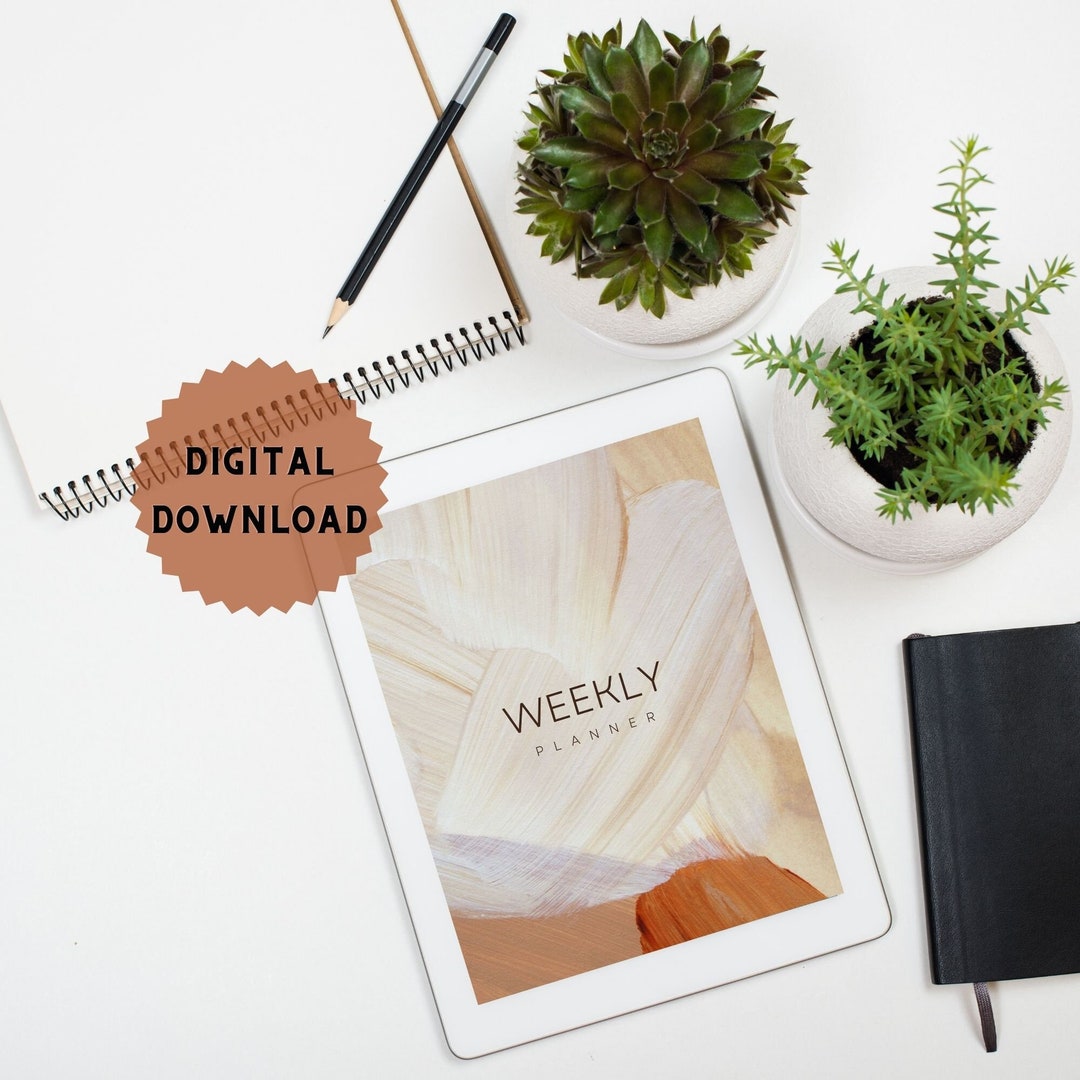 Weekly Digital Planner / Printable Planner/ iPad Planner / Weekly and ...