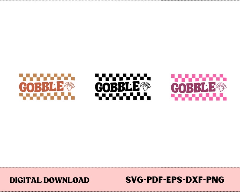 Gobble Svg, Gobble Png, Thanksgiving Svg, Thanksgiving Png, Turkey Face ...