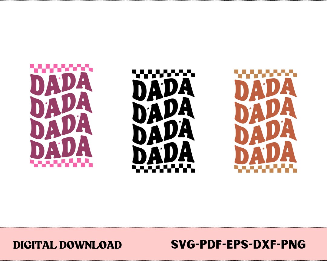 Dada Svg, Dada Png, Father's Day Svg, Dada Cricut Silhouette Svg, Cool ...