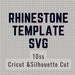 Rhinestone Template SVG Rhinestone Cut File Silhouette Cut File Cricut ...