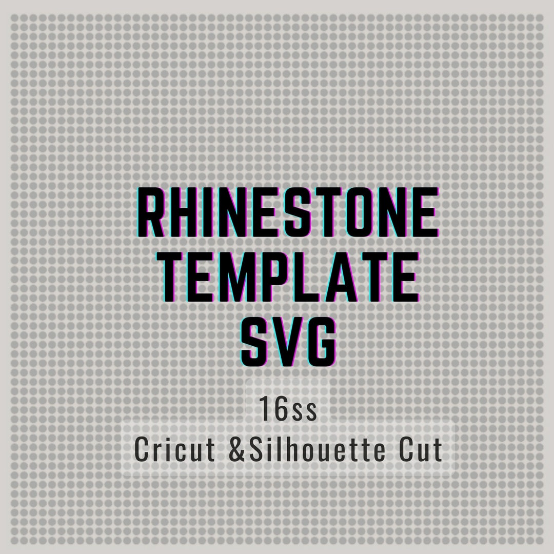 Rhinestone Template SVG Rhinestone Cut File Silhouette Cut File Cricut ...