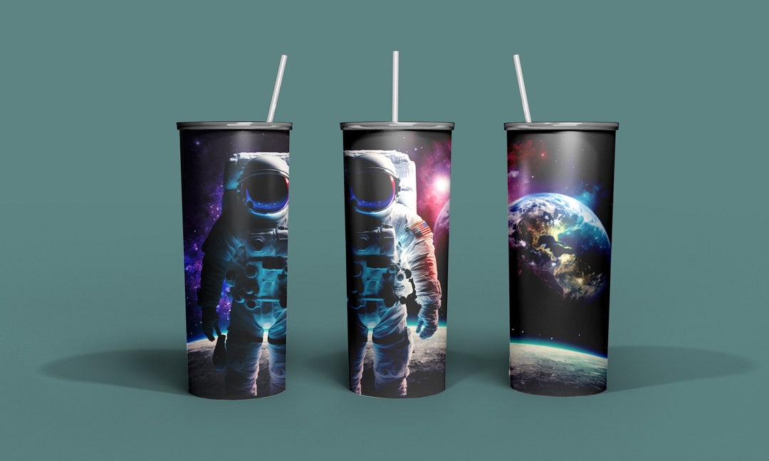 Tumbler Wrap 20oz Skinny Tumbler Wrap Astro Space Tumbler Sublimation ...