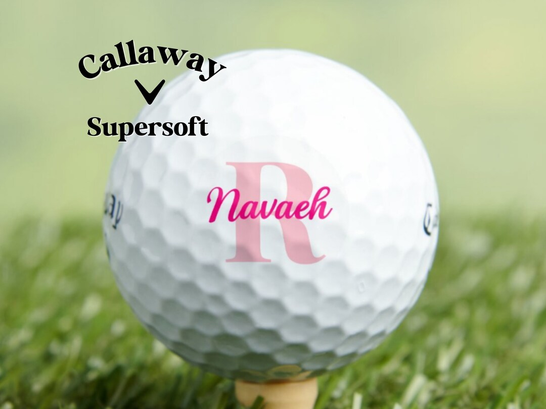 Custom Golf Monogram Name Initial Golf Balls for Golf Tournament Golf ...