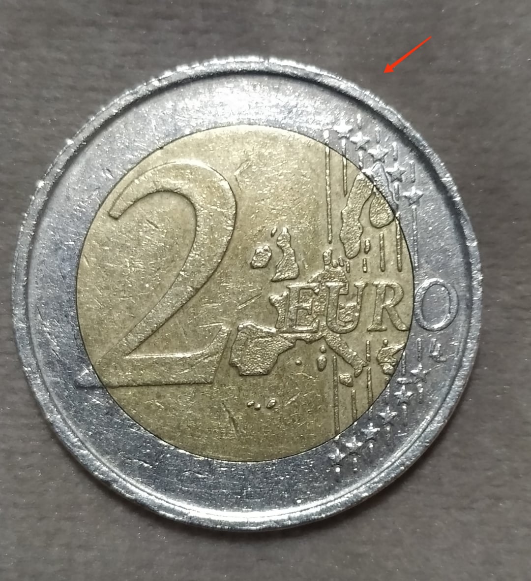 Moneda de 2 euros con error, vintage - Etsy España