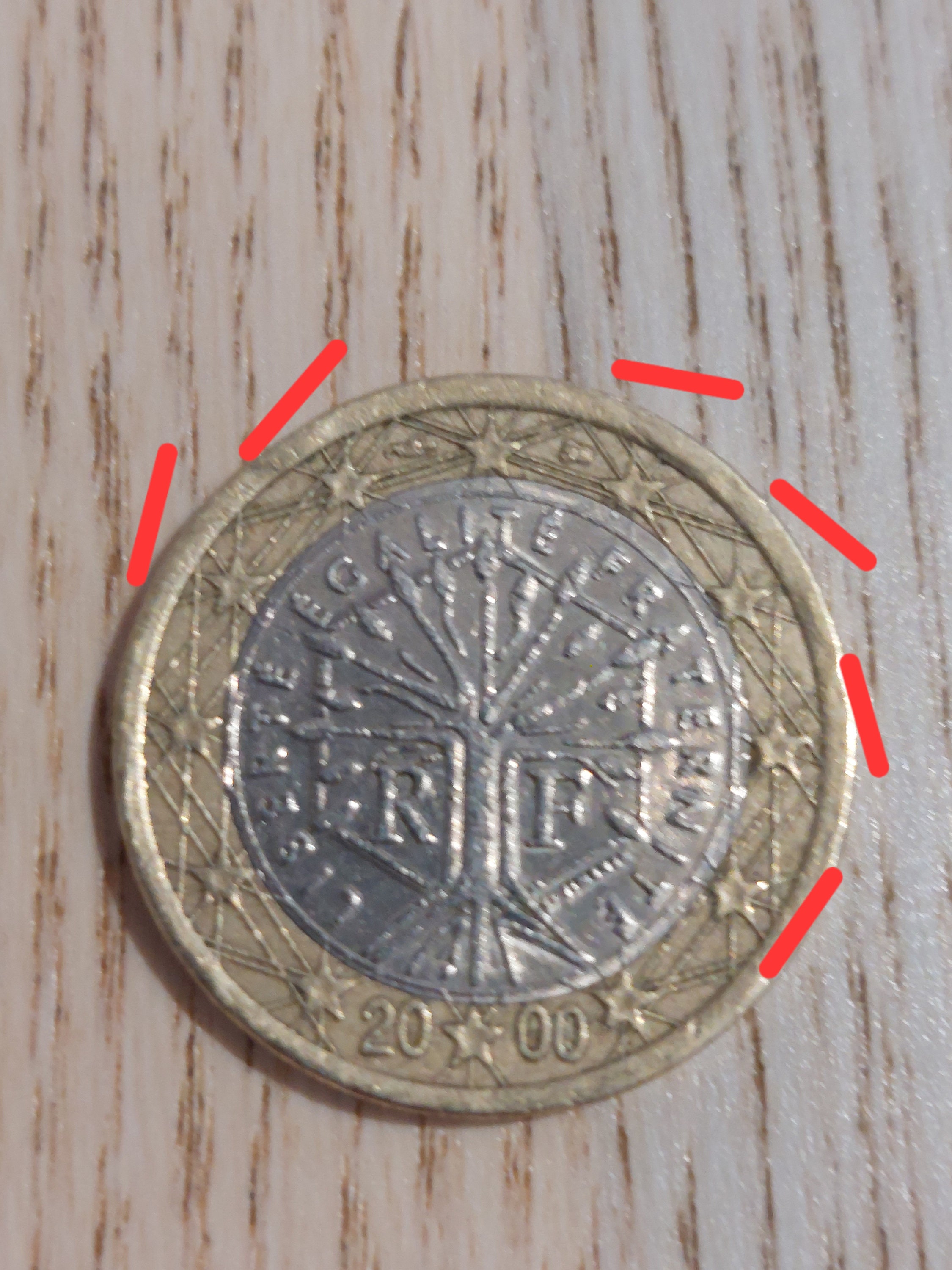 1 Euro Coin France With Errors - Etsy
