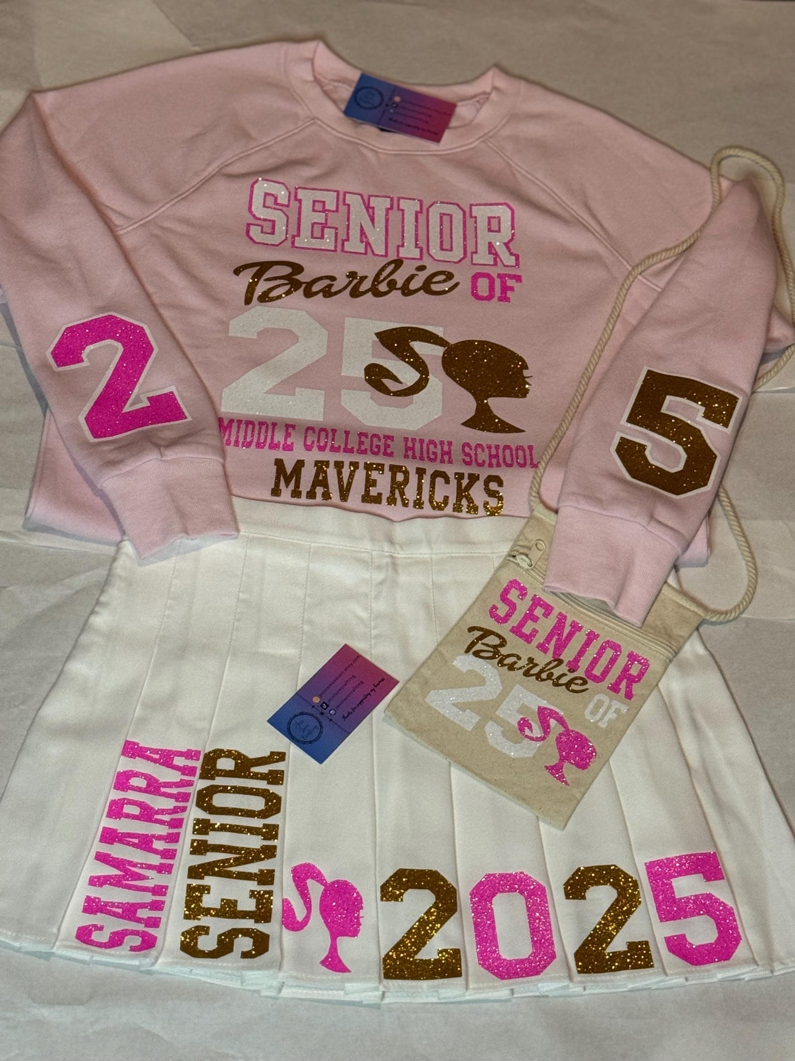 Senior Barbie Skirt Set, Senior Outfit, Senior Set, Senior Barbie Set ...