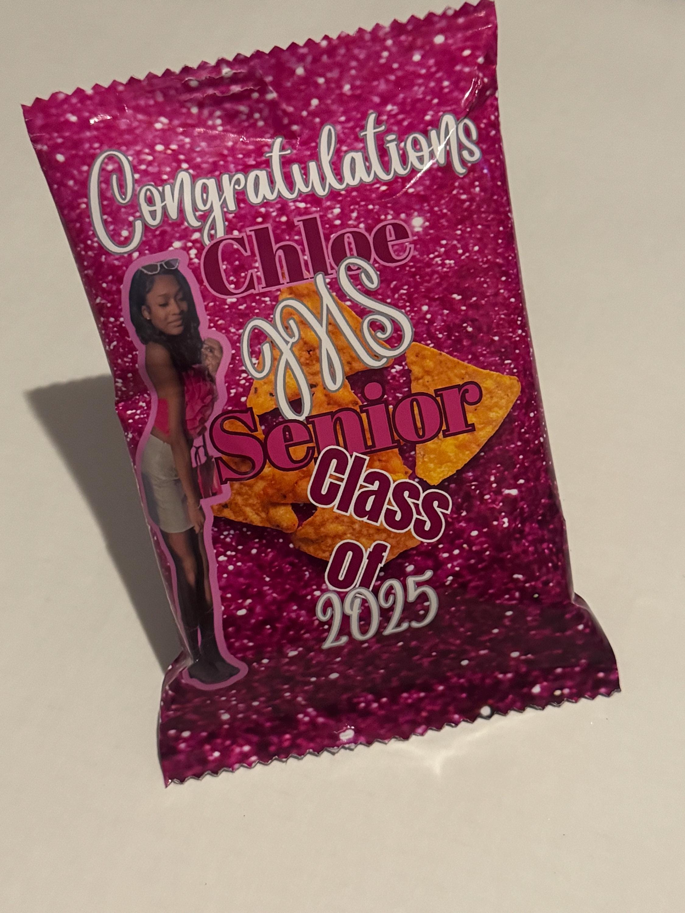 Personalized Graduation Chip Bags, Custom Party Favors - Dozen - Etsy