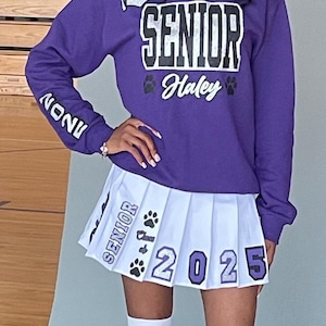 Custom 2026 Senior Skirt Set: Graduation Outfit Sweatshirt or Tshirt ...