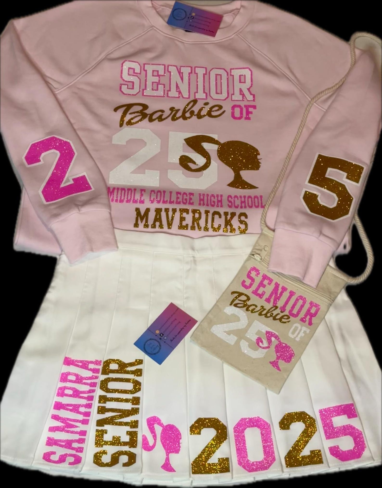 Senior Barbie Skirt Set, Senior Outfit, Senior Set, Senior Barbie Set ...