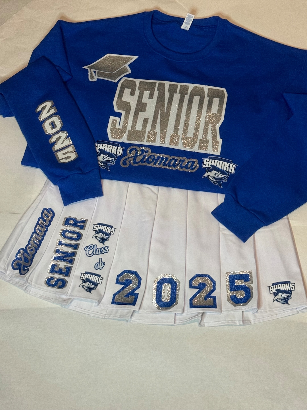 Custom 2025 Senior Skirt Set: Graduation Outfit - Etsy