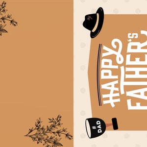 Happy Father's Day Printable Card / Instant Download PDF / Father's Day ...