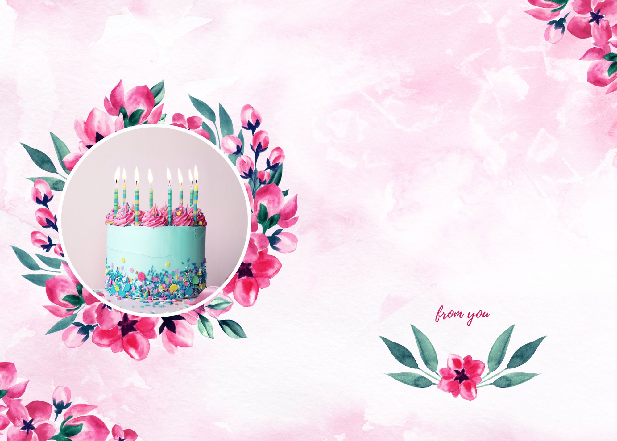 Birthday Card Printable | Digital Birthday Cards | Printable Birthday ...