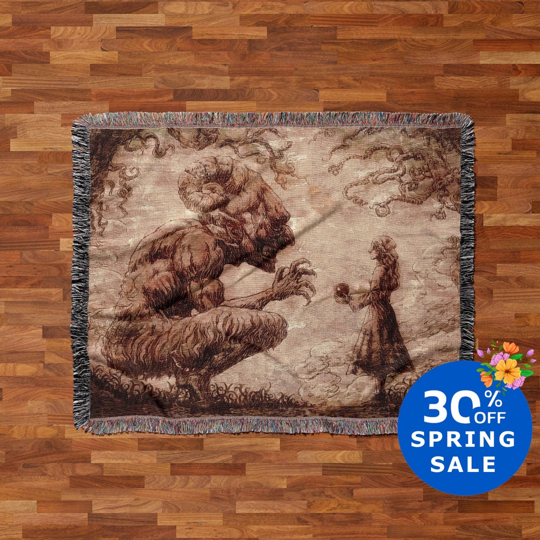 Ymir Fritz and the Devil of All Earth Hand Woven Blanket Aot Tapestry ...