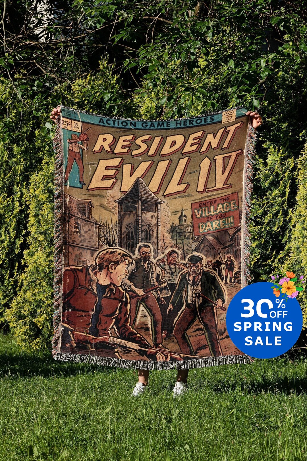 Resident Evil Hand Woven Blanket Gaming Tapestry Throw Poison - Etsy
