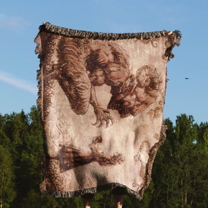 Ymir Fritz and the Devil of All Earth Hand Woven Blanket | Aot Tapestry ...