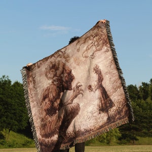 Ymir Fritz and the Devil of All Earth Hand Woven Blanket | Aot Tapestry ...