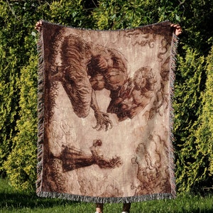 Ymir Fritz and the Devil of All Earth Hand Woven Blanket | Aot Tapestry ...