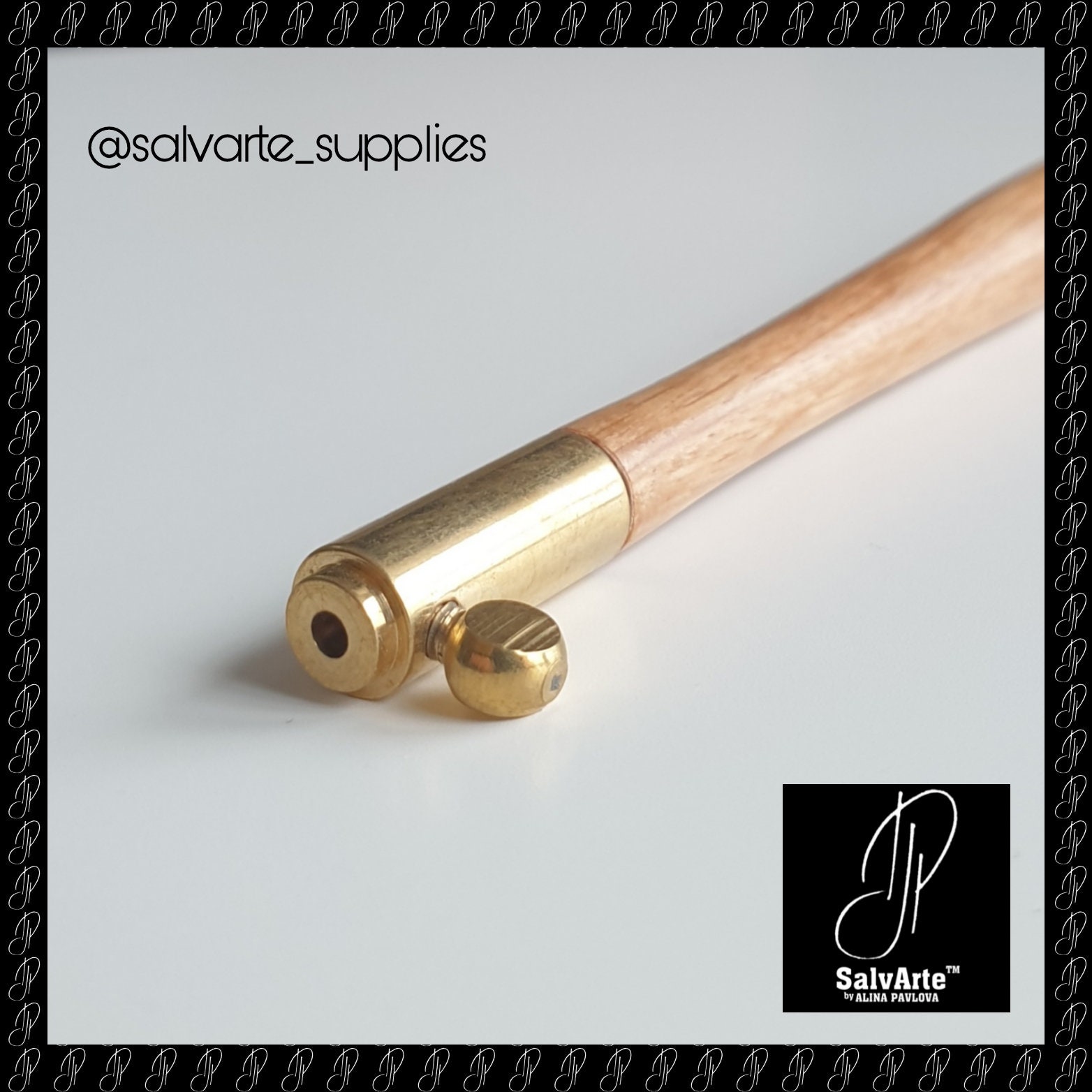 Original French Tambour Beading Embroidery Hook Holder Handle Needle ...