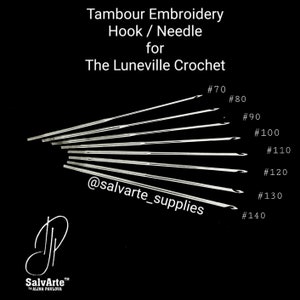 Original Tambour Beading Embroidery Hook Needle Crochet De Luneville ...