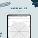 Wheel of Life Worksheet and Reflection Questions | Life Coaching | Life ...