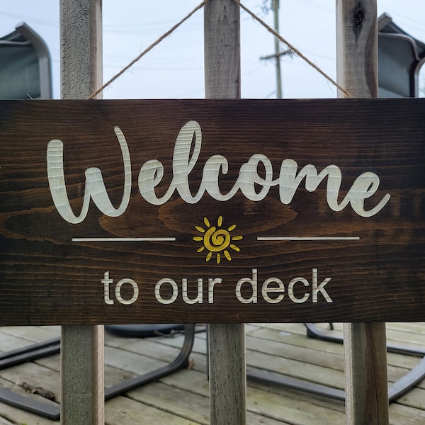 Deck Sign - Etsy
