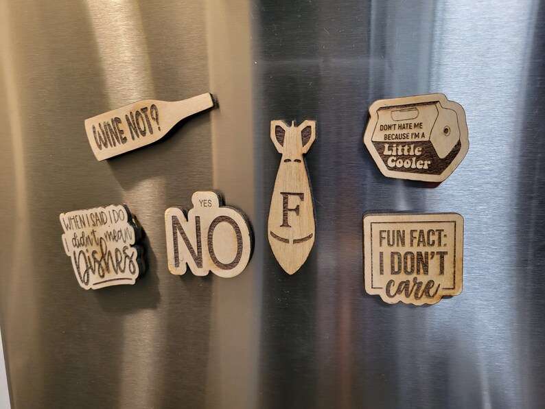 Laser Engraved Funny Fridge Magnet - Etsy