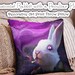 Illusionist Rabbit With a Peculiar Habit • Decorative Art Print Throw ...