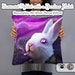 Illusionist Rabbit With a Peculiar Habit • Decorative Art Print Throw ...