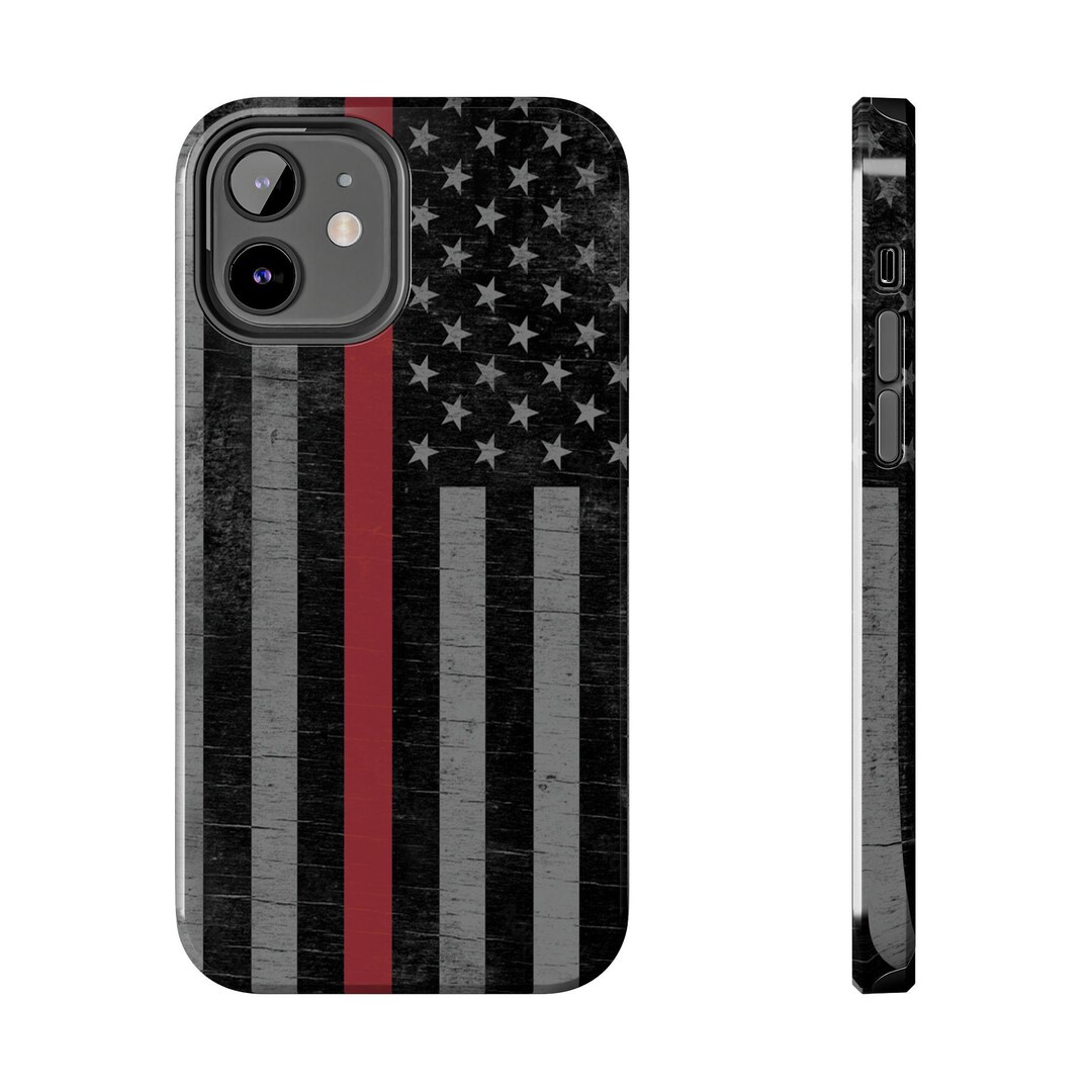 Thin Red Line Flag Phone Case | Firefighter Phone Case | Wireless ...