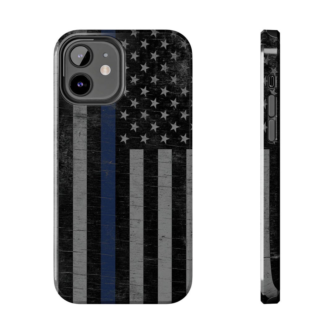 Thin Blue Line Flag iPhone Case | Police Thin Blue Line | Wireless ...