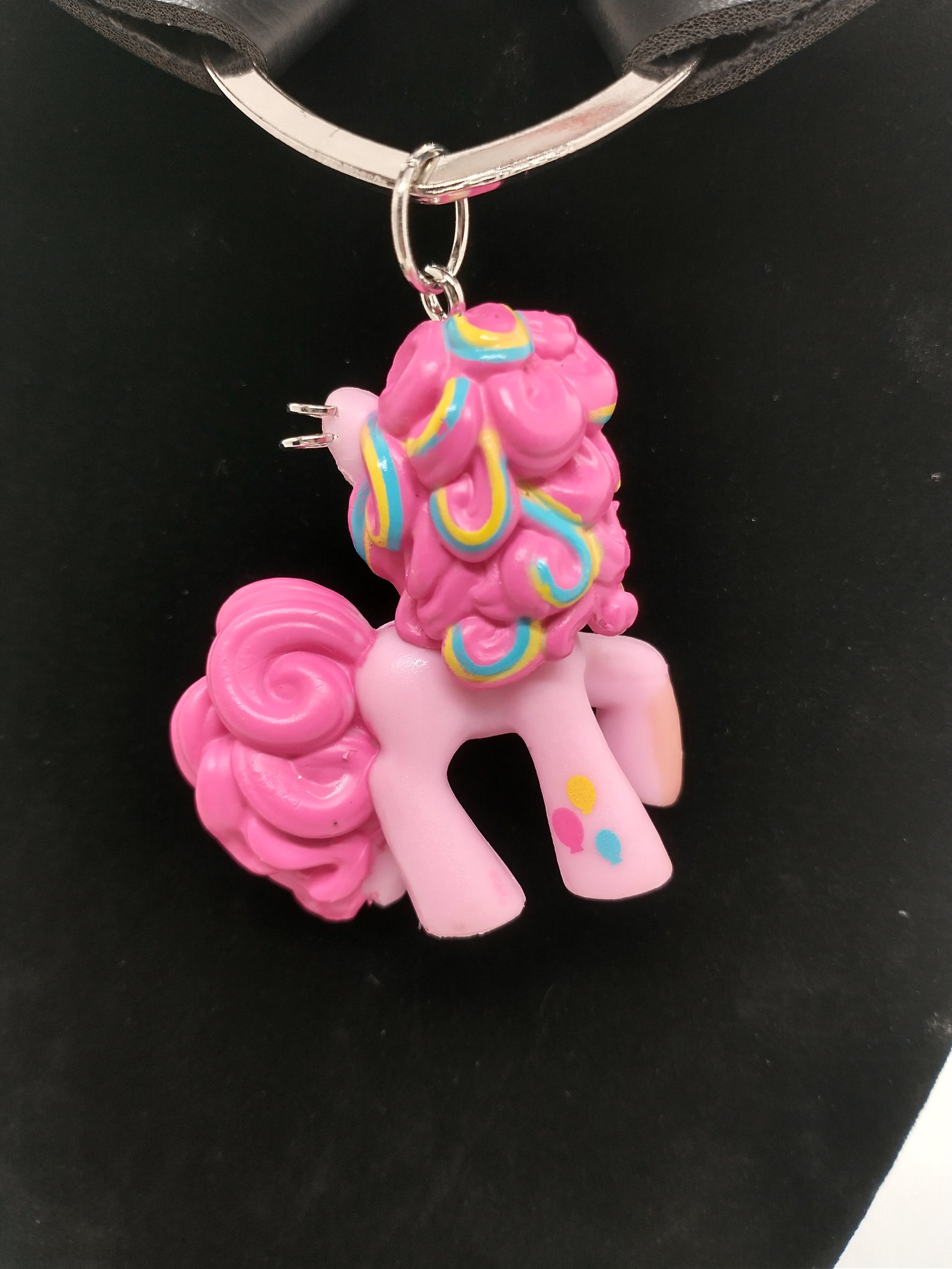 Pinkie Pie My Little Pony Gothic Choker Pink OOAK Handmade - Etsy
