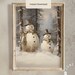 Snowman Printable Wall Art Farmhouse Christmas Decor, Two Vintage ...