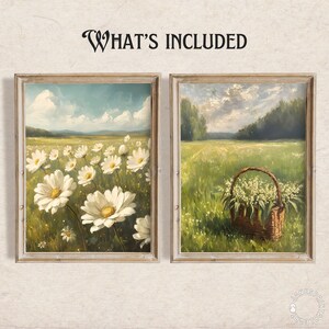 Spring Print Set of 12 Printable Wall Arts, Springtime Floral Wall ...