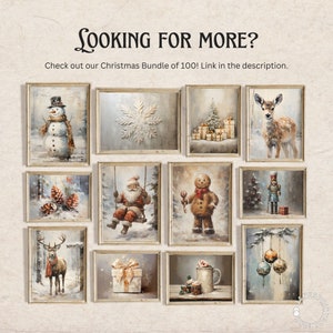 Rustic Winter Still Life Printable Painting, Vintage Christmas Print ...