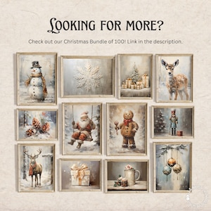 Winter Bookish Printable Wall Art, Cozy Xmas Book Print to Download ...