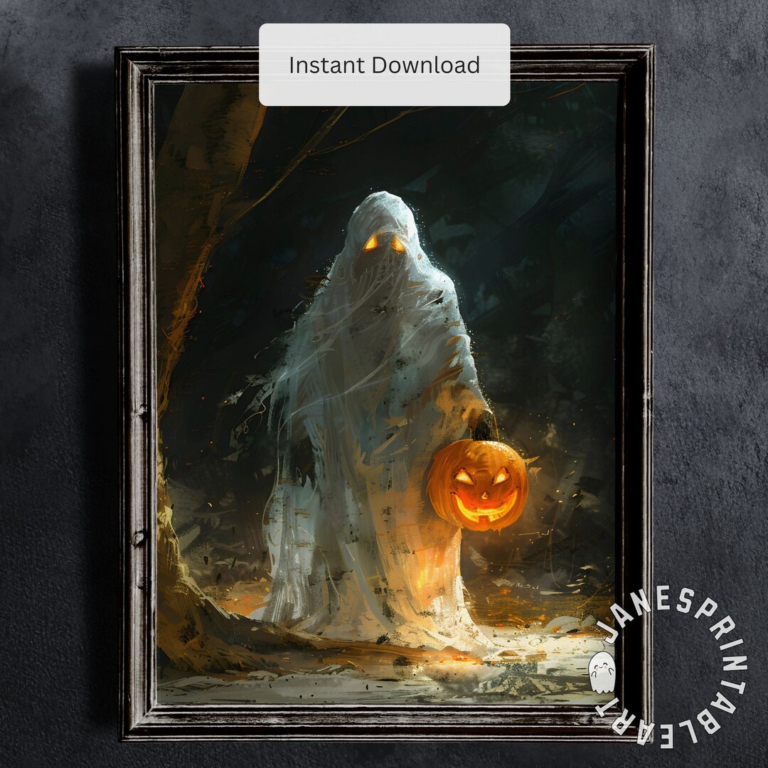 Halloween Wall Art Printable | Spooky Wall Art Dark Academia Instant ...