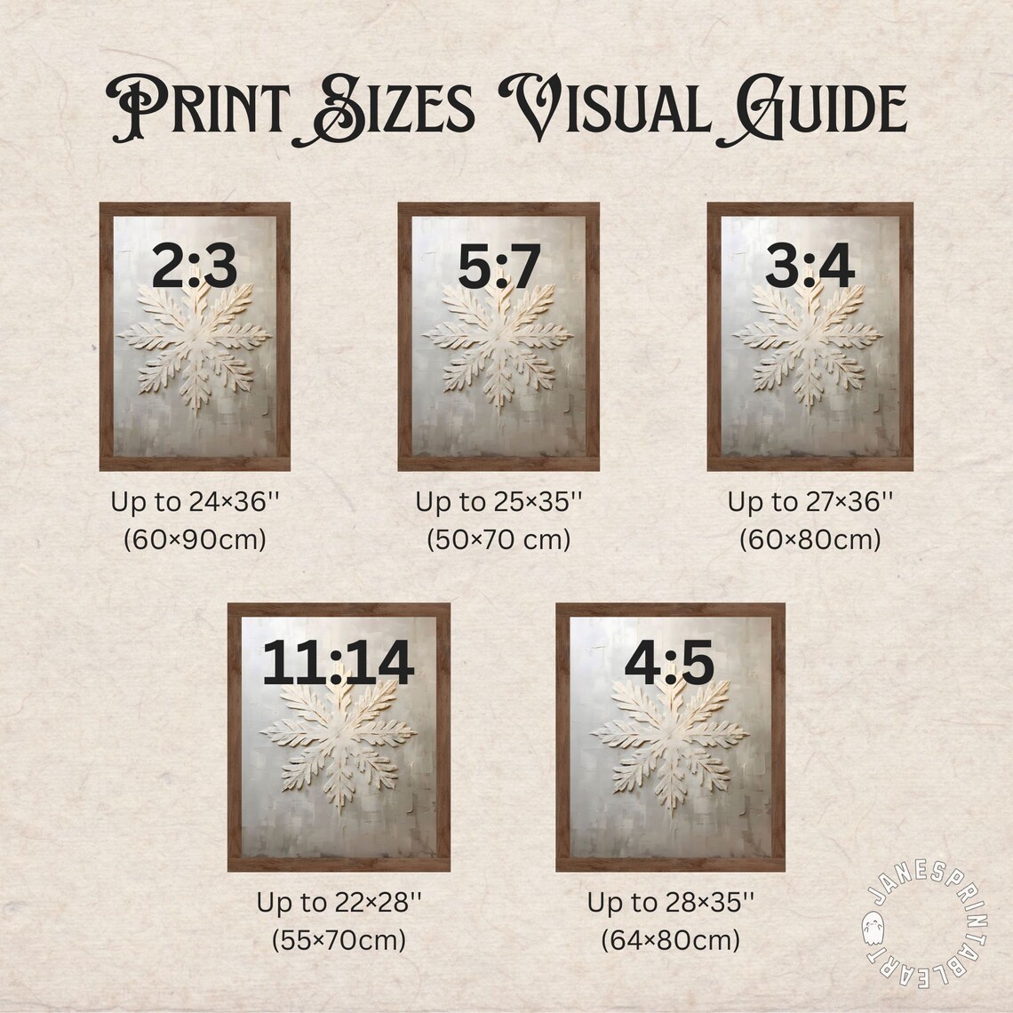 Christmas Printable Wall Art Set of 6 Instant Download, Cozy Holiday ...
