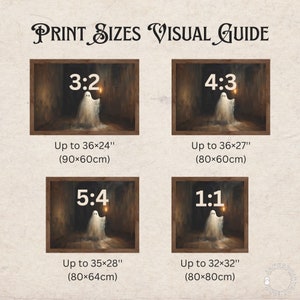 Spooky Coffee Lover Ghost Printable Landscape Halloween Wall Art, Hot ...