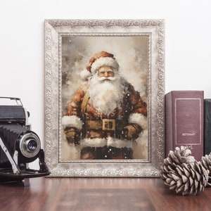 Printable Santa Claus Portrait Digital Download, Vintage Christmas ...