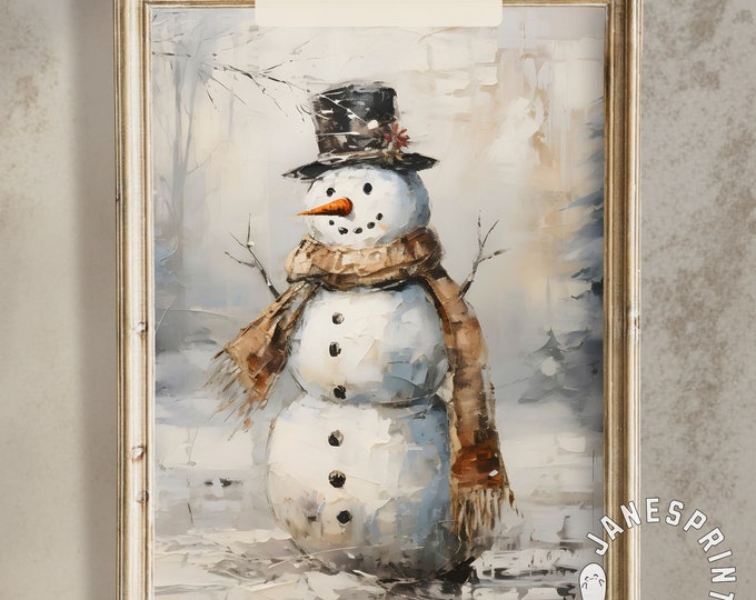 Christmas Poster Preppy Printable Wall Art, Vintage Farmhouse Winter ...