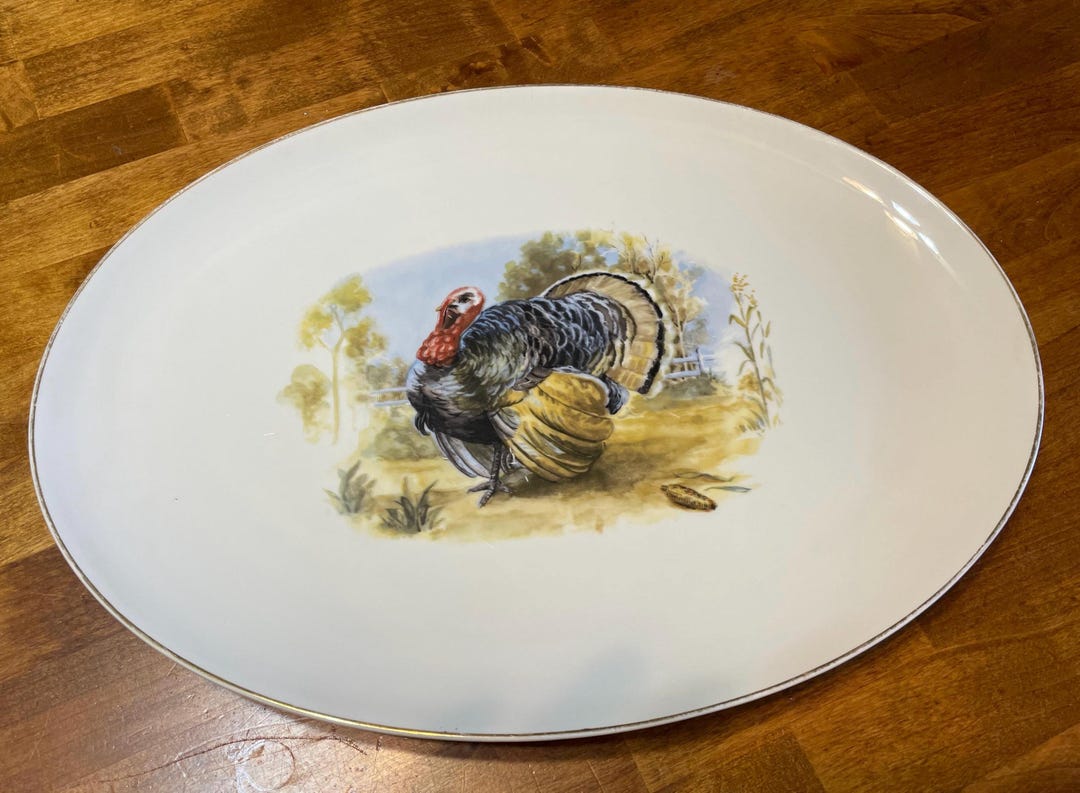 Vintage 1950s Turkey Platter – Homer Laughlin Thanksgiving Decor - Etsy