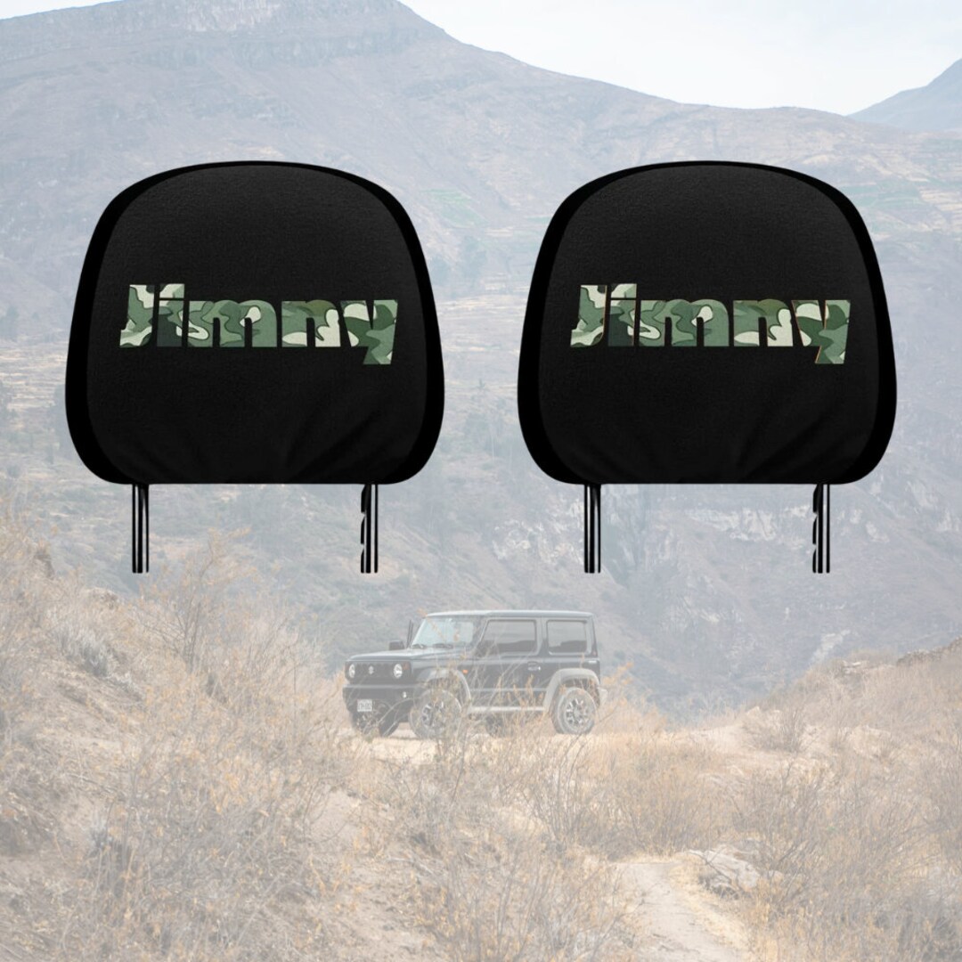 JIMNY Headrest Cover Suzuki Jimny Accessories Army Green Camouflage ...