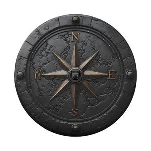 Spare Tire Cover Compass Black Stone Bronze Metal Classic for Jeep Ford ...