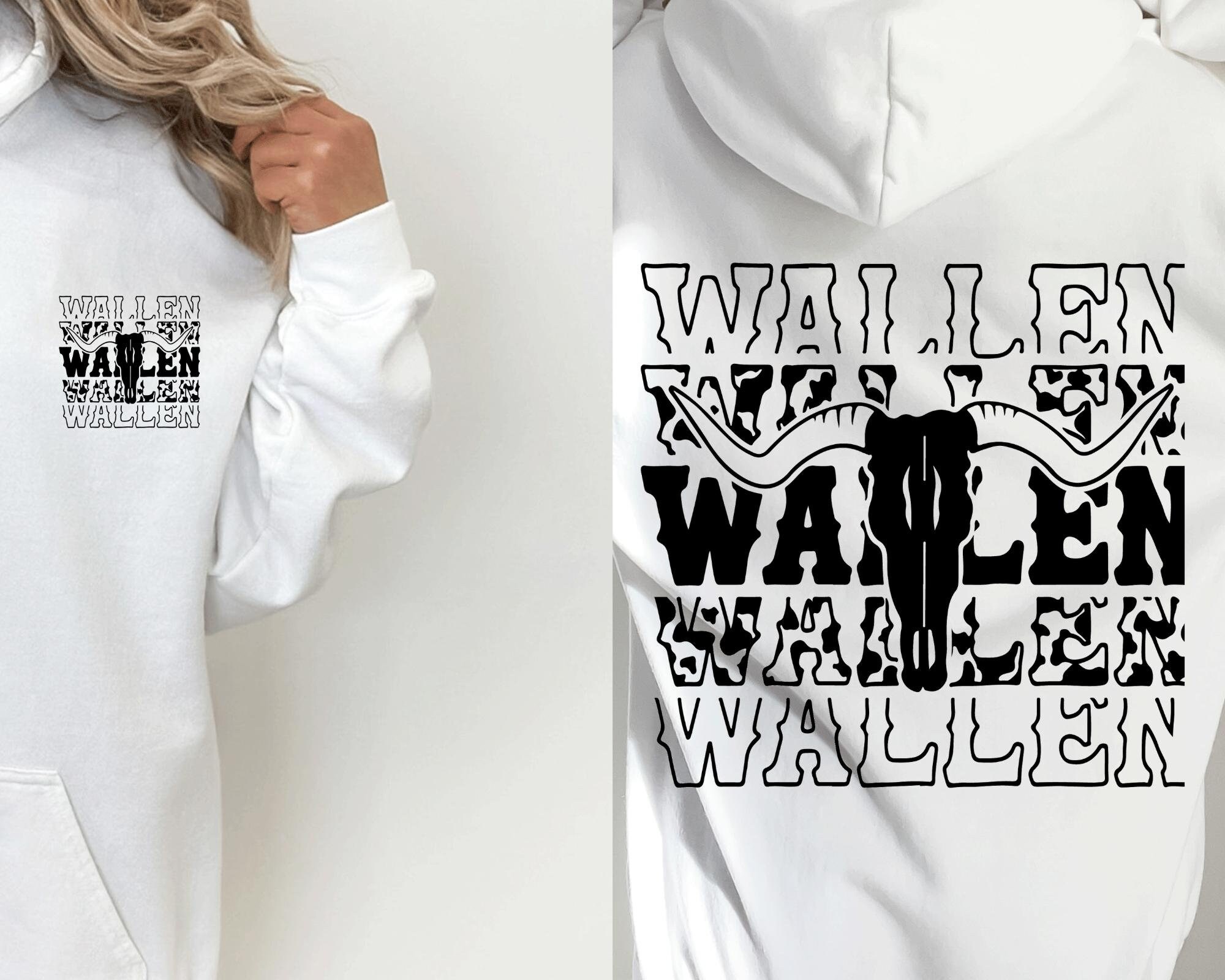 Wallen Svg Wallen All Black Bullskull Svg, Wallen Cowboy Png, Retro ...