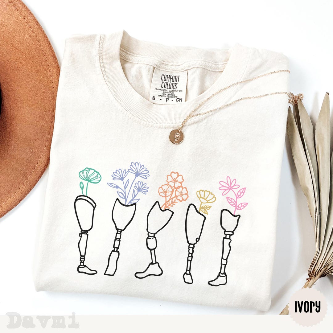Amputee Shirt, Prosthetic Leg Line Drawing Shirt, Below Knee, Above ...