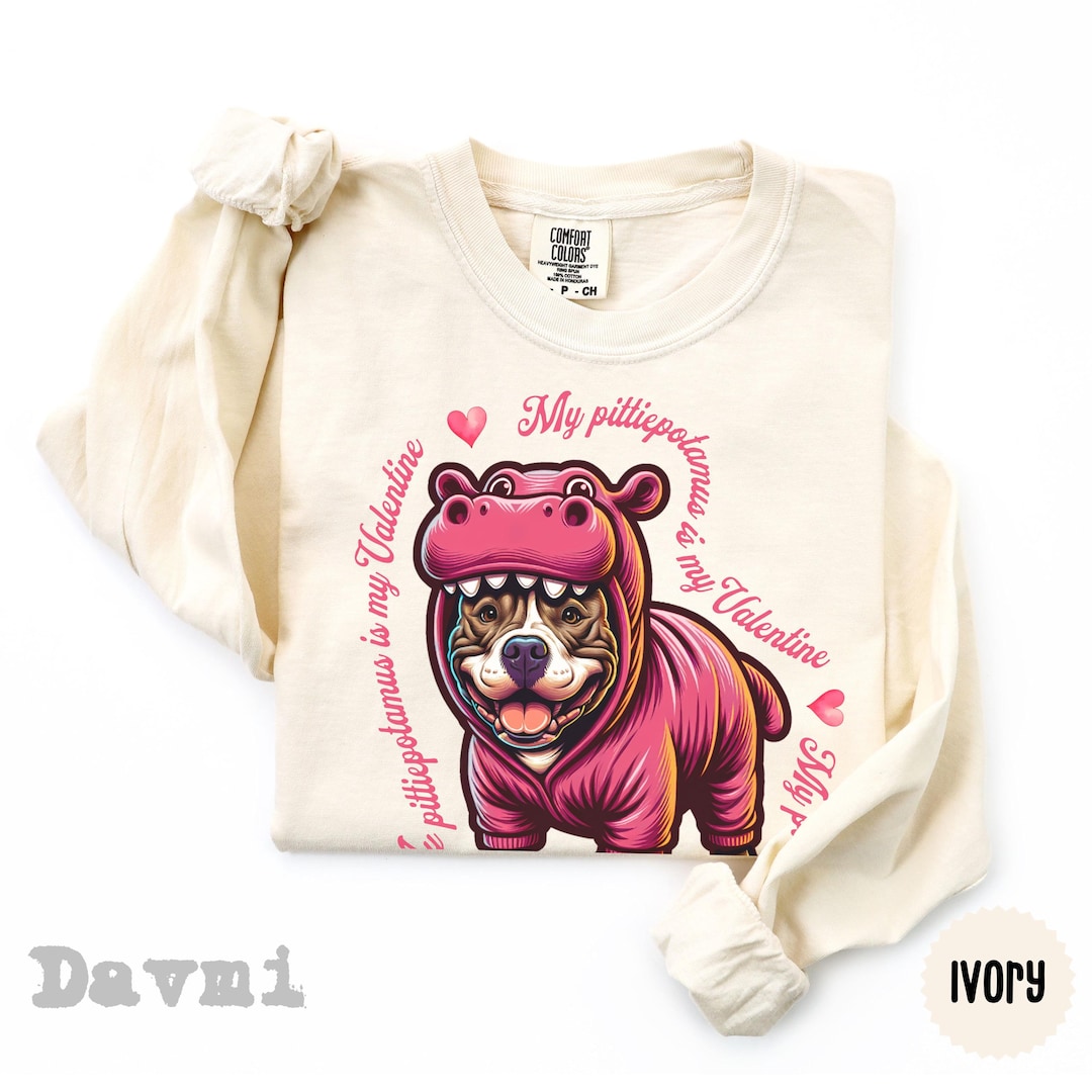 Pitbull Long Sleeve, Pittie Valentine, Pittie Love, Pittie Mom Dad ...