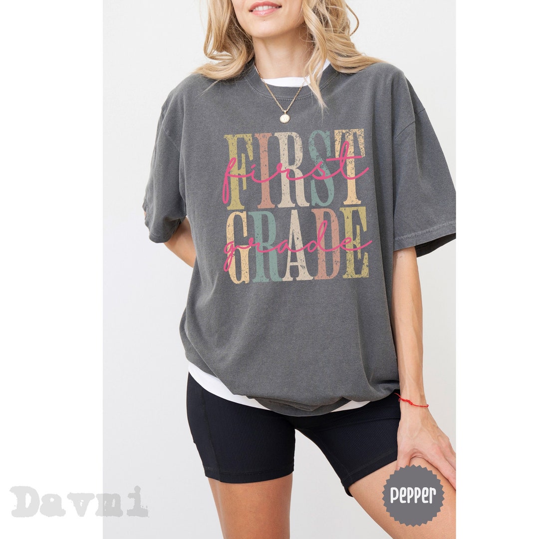 First Grade Teacher Shirt, First Grade T-shirt, 1st Grade Shirt ...