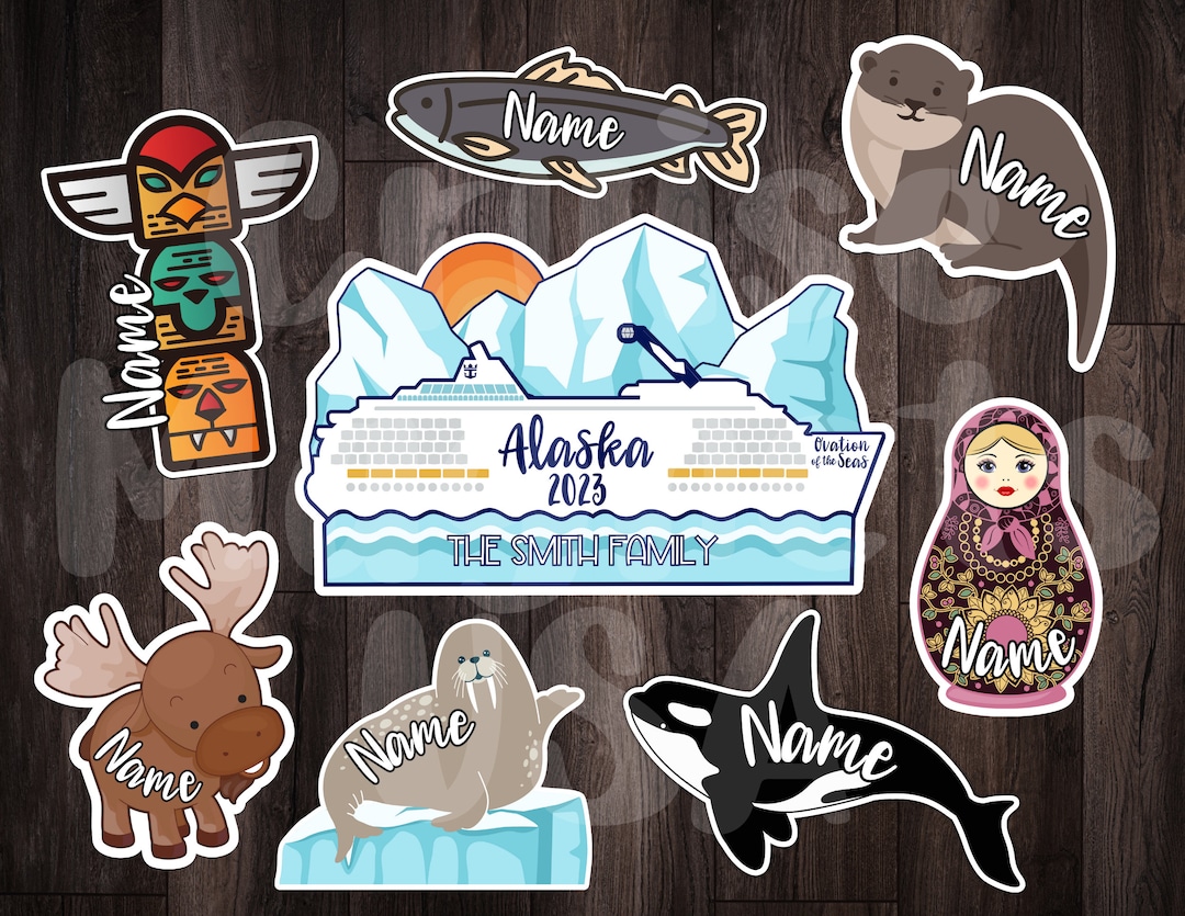 Alaska Cruise Door Magnet Alaska Cruise Decorations Alaska Cruise ...