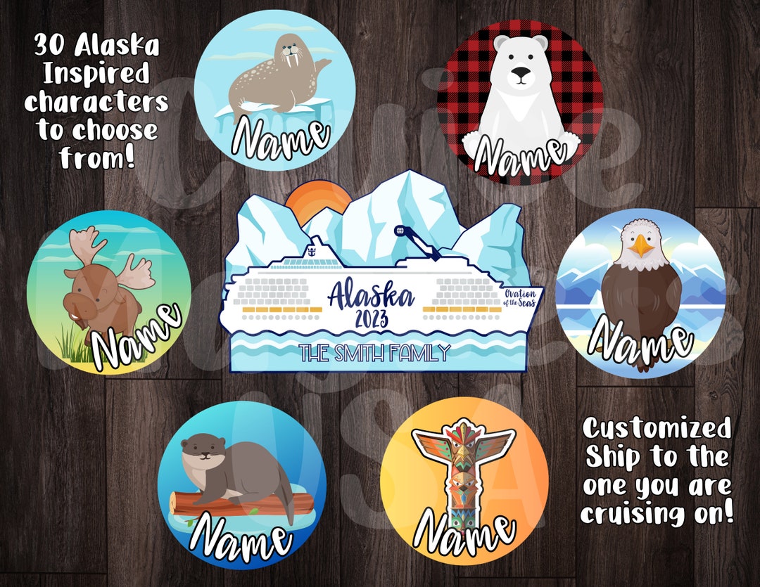 Alaska Cruise Door Magnet Alaska Cruise Decorations Alaska Cruise ...