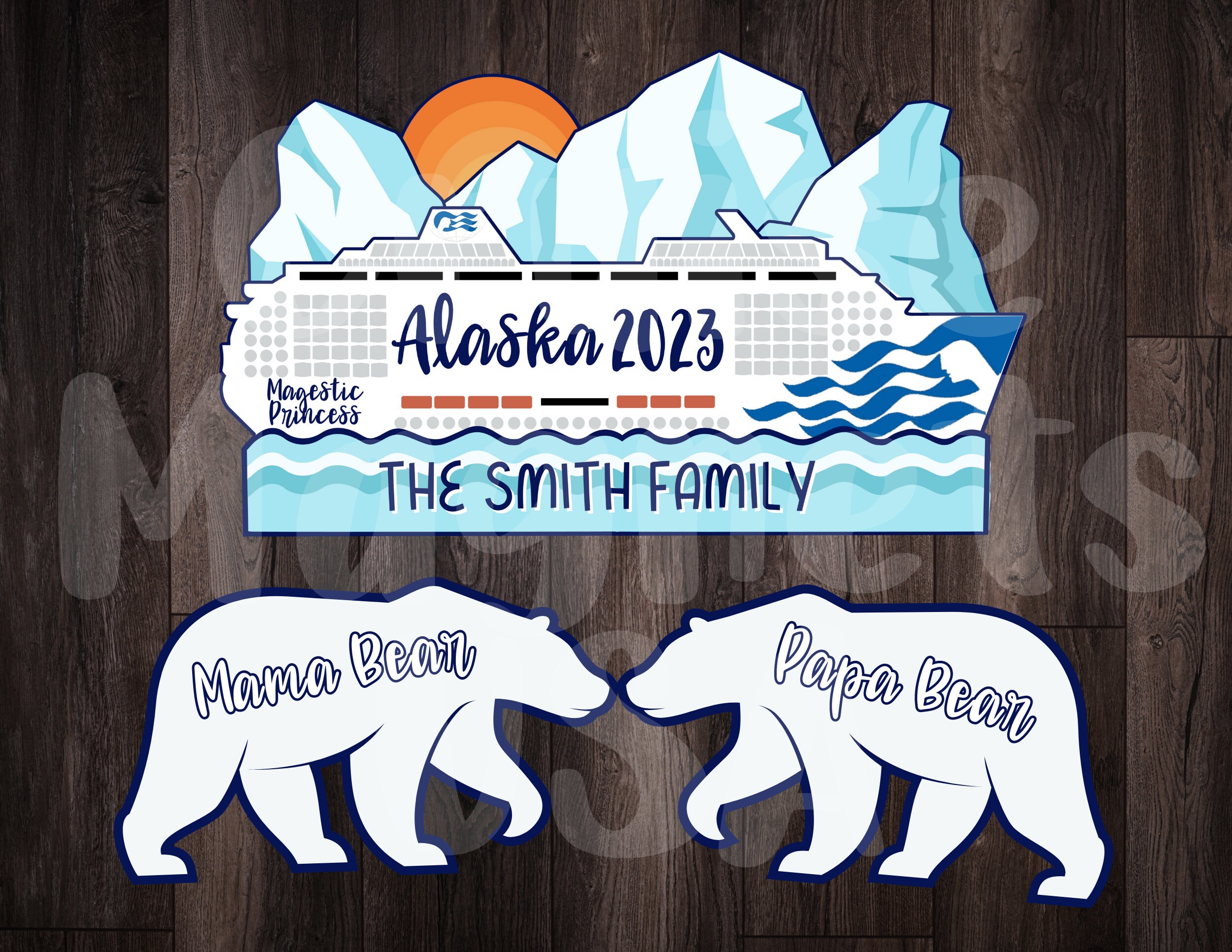 Alaska Cruise Door Magnet Alaska Cruise Decorations Alaska - Etsy
